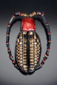 Brooches – Mimicry #2 | Jeanie Pratt – Woven Metal Jewelry