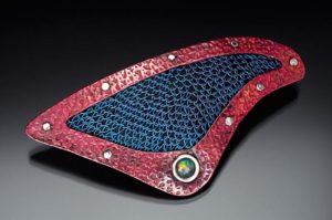 Brooches – Una Ala #1 | Jeanie Pratt – Woven Metal Jewelry