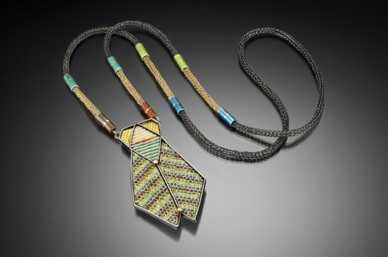 Necklaces – Cicada Brooch/Pendant | Jeanie Pratt – Woven Metal Jewelry